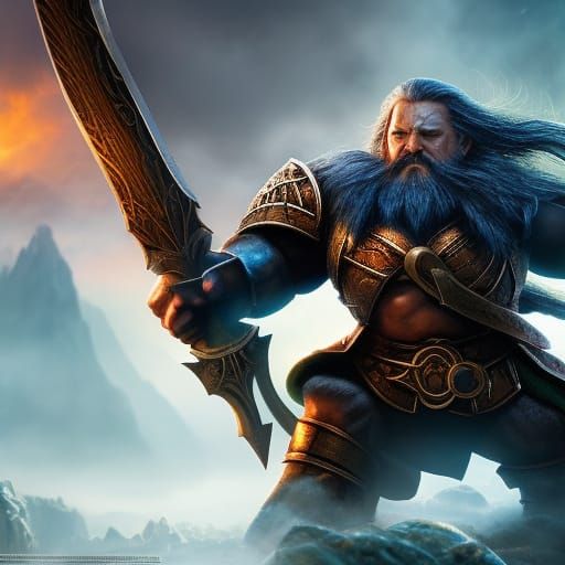 Dwarf #10 - AI Generated Artwork - NightCafe Creator