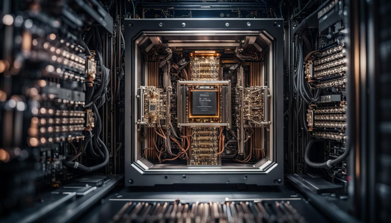 a quantum computer - AI Generated Artwork - NightCafe Creator