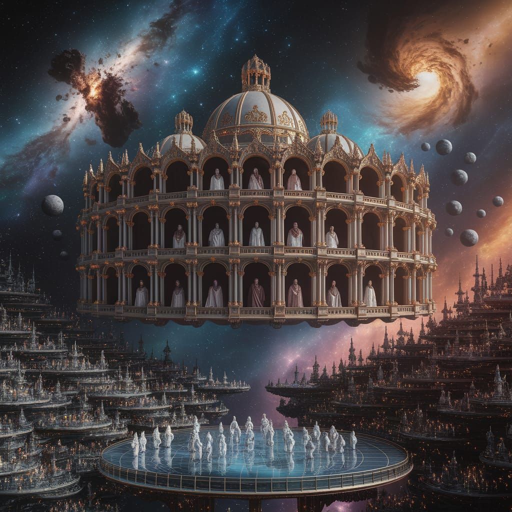 monumental interstellar opera house...