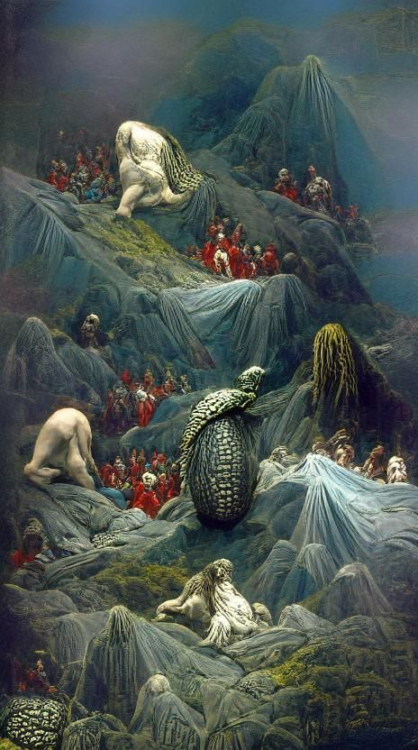The Myth of Tantalus by Gustave Doré - AI Generated Artwork - NightCafe ...