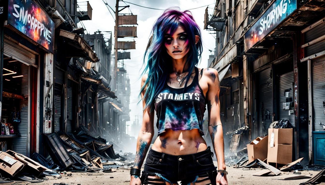 apocalypse emo galaxy - AI Generated Artwork - NightCafe Creator