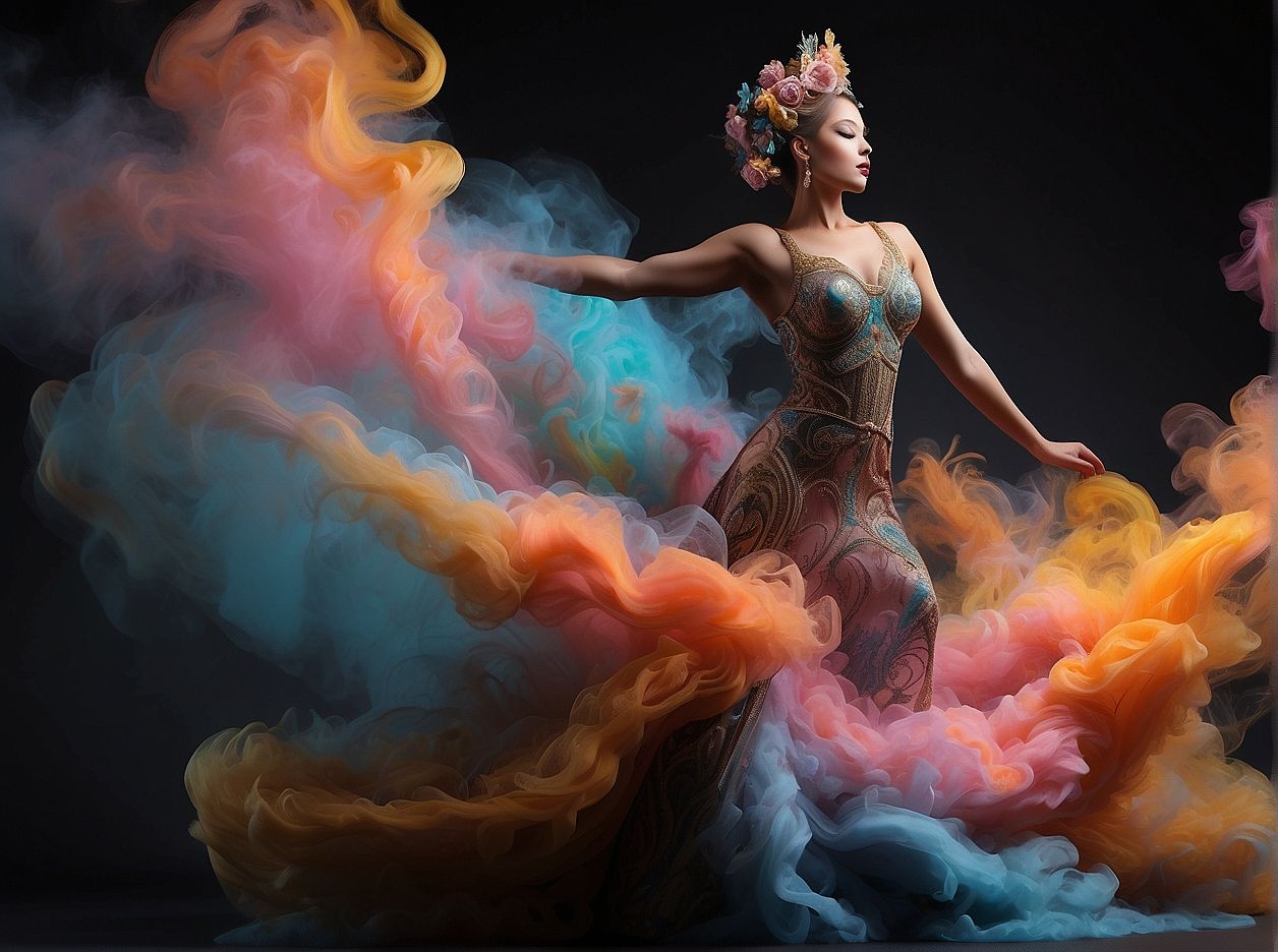 Smoking dancer - AI Generated Artwork - NightCafe Creator