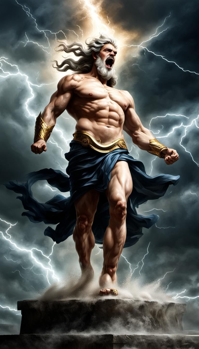 The mighty Zeus - AI Generated Artwork - NightCafe Creator