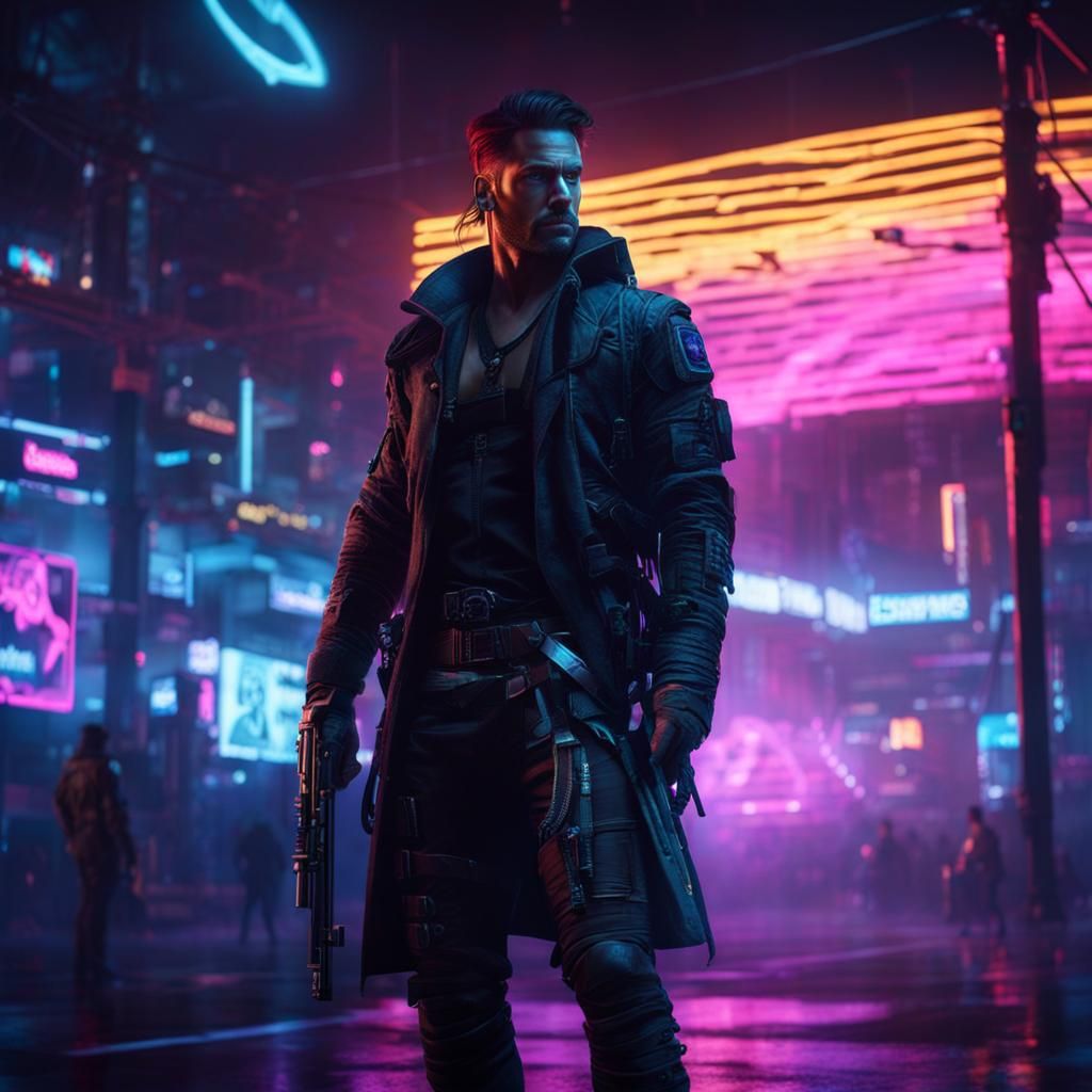 Cyberpunk Pirate 3 - AI Generated Artwork - NightCafe Creator