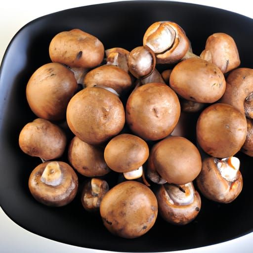 Crimini mushrooms - AI Generated Artwork - NightCafe Creator