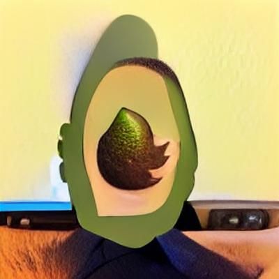 a twitter avatar in the shape of an avocado. a twitter avatar imitating ...
