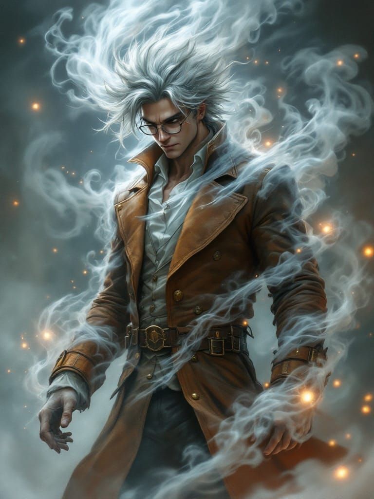 Magus 250413 - Ethereal Smoke Elemental Transforms into Scho...