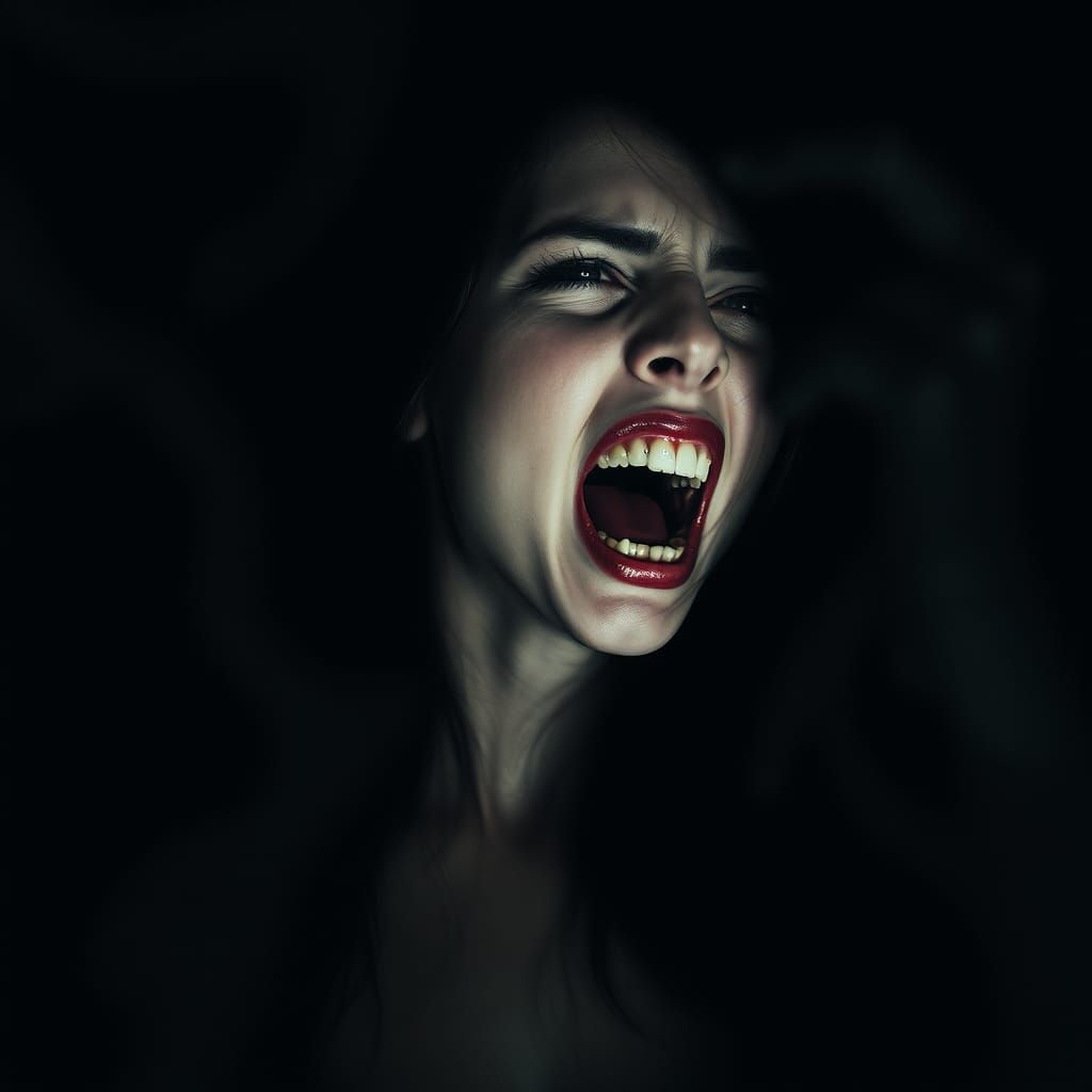 Gothic Dreamer in Dark Descent - AI Art