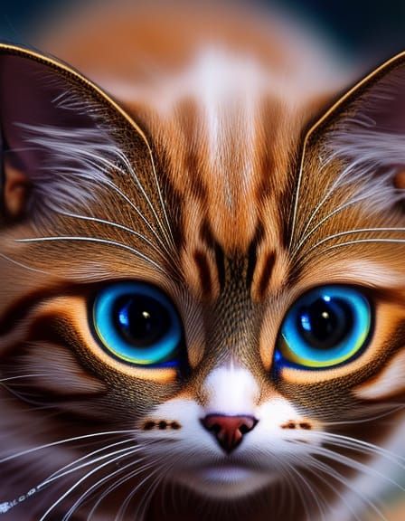 Oh Kitty Kitty! - AI Generated Artwork - NightCafe Creator