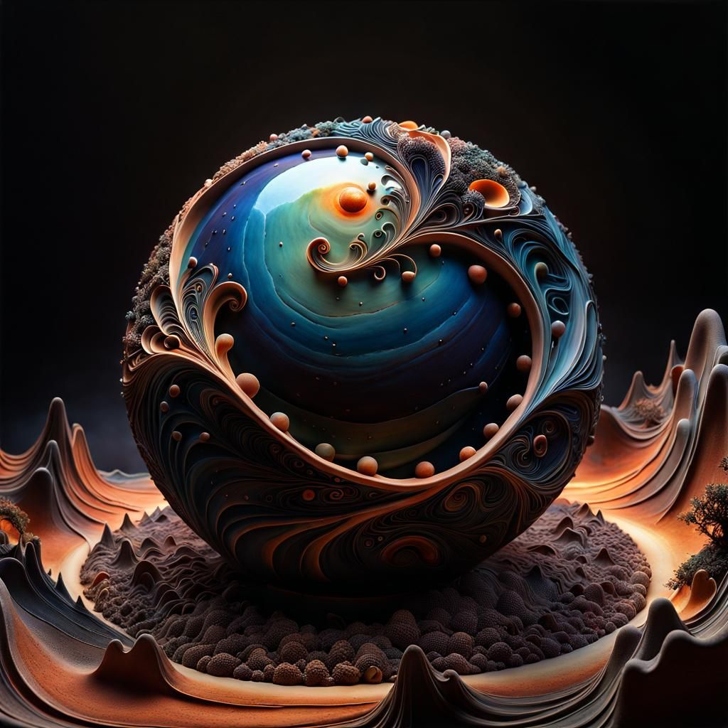 Surreal Clay Pottery - AI Generated Artwork - NightCafe Creator