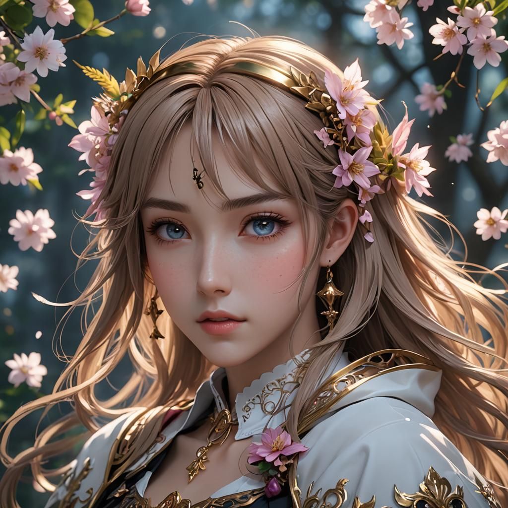 Fantasy girl - AI Generated Artwork - NightCafe Creator