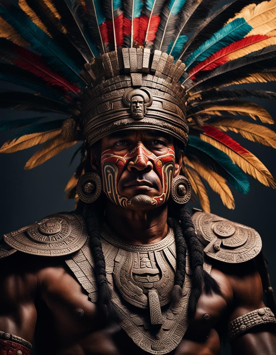 an Ancient Aztec warrior - AI Generated Artwork - NightCafe Creator