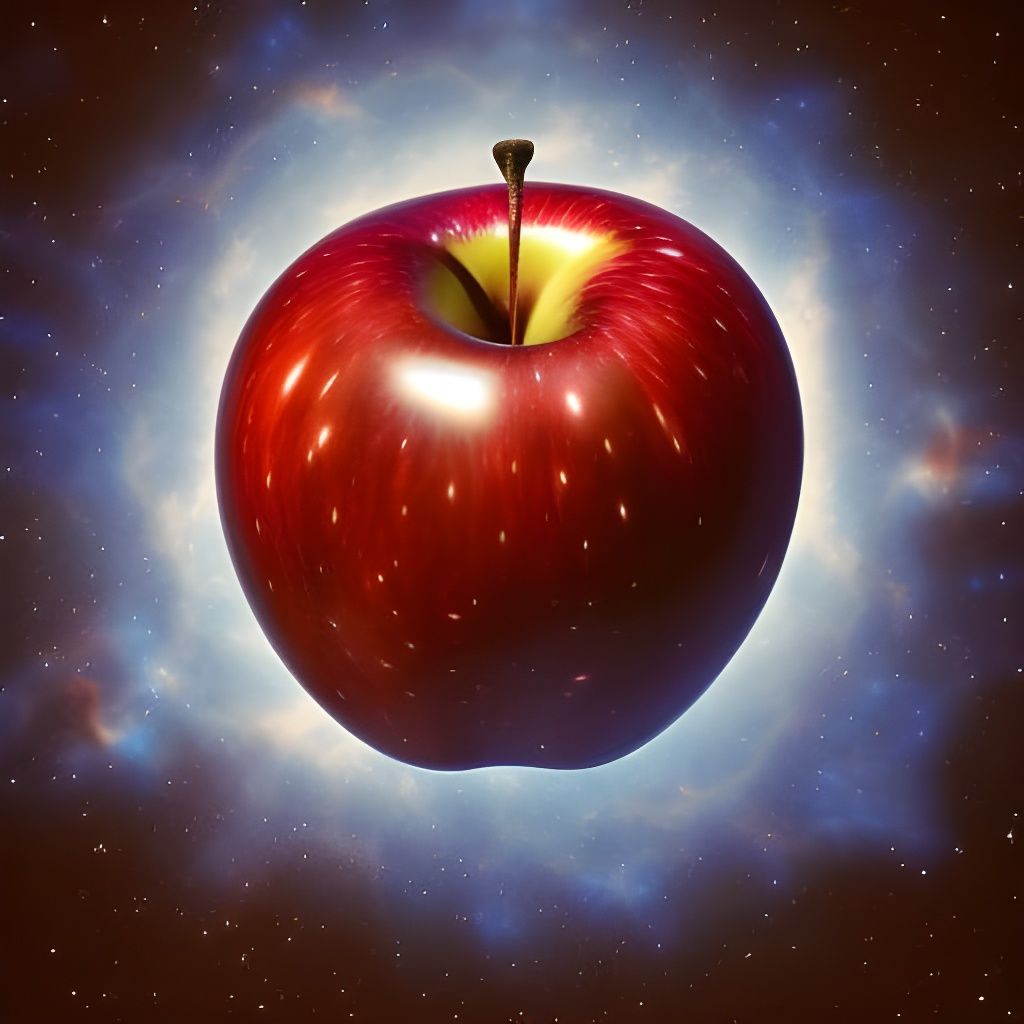 Astral Apple - AI Generated Artwork - NightCafe Creator