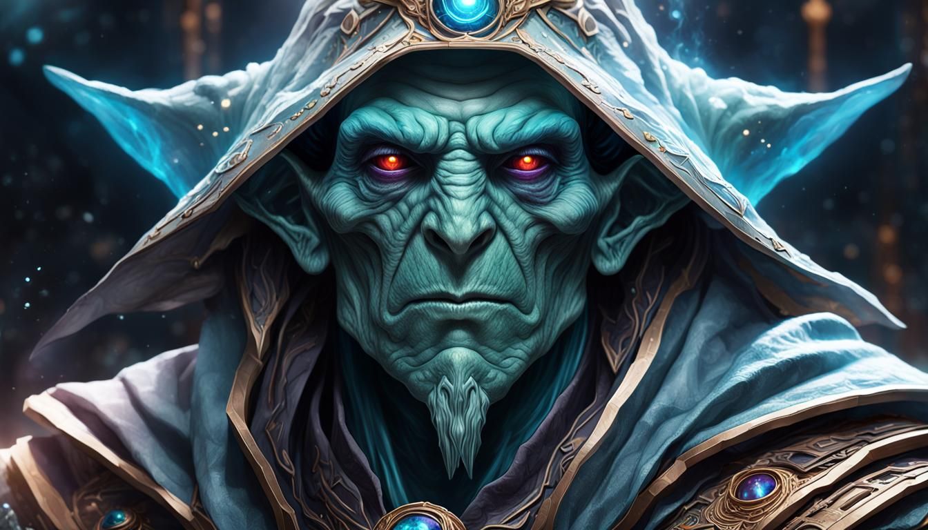 Alien wizard from space! cosmic horror, eldritch gods - AI Generated ...