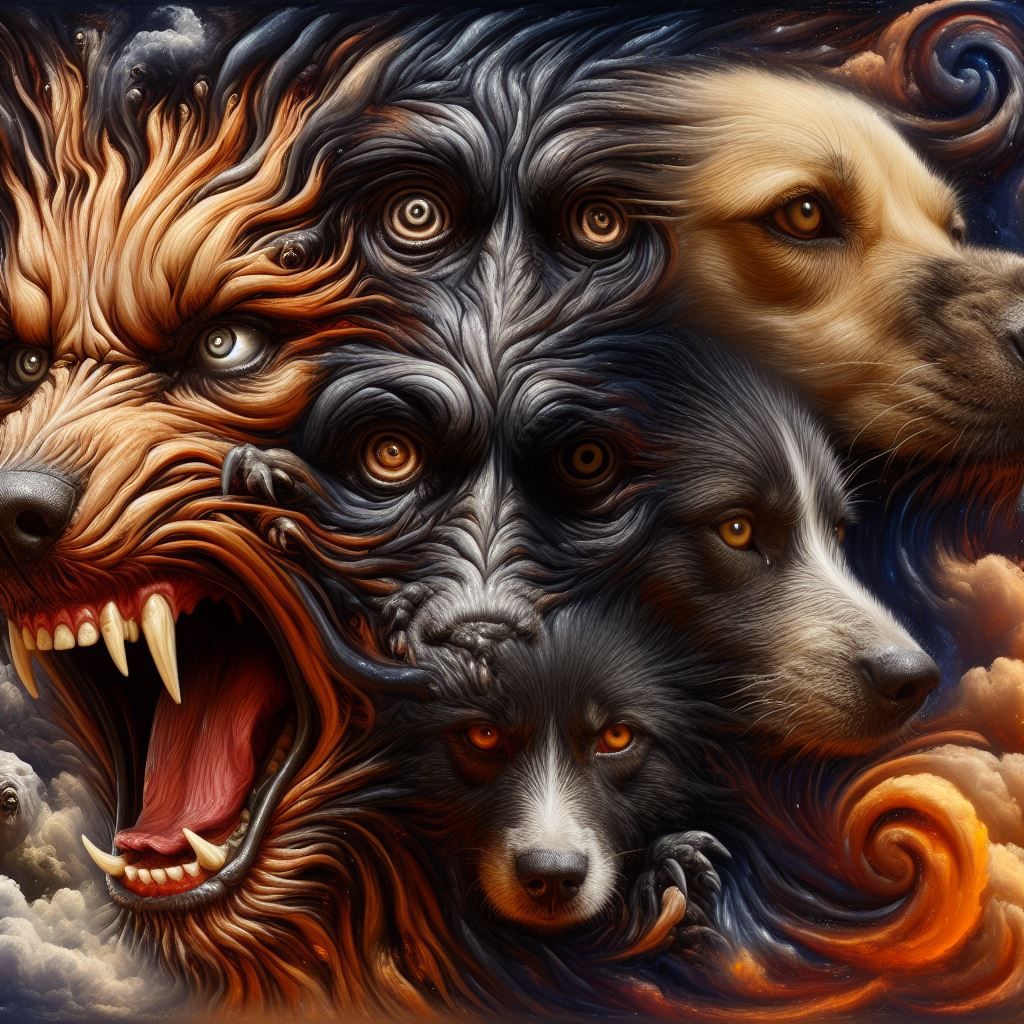 The Phobia Project : Cynophobia - AI Generated Artwork - NightCafe Creator