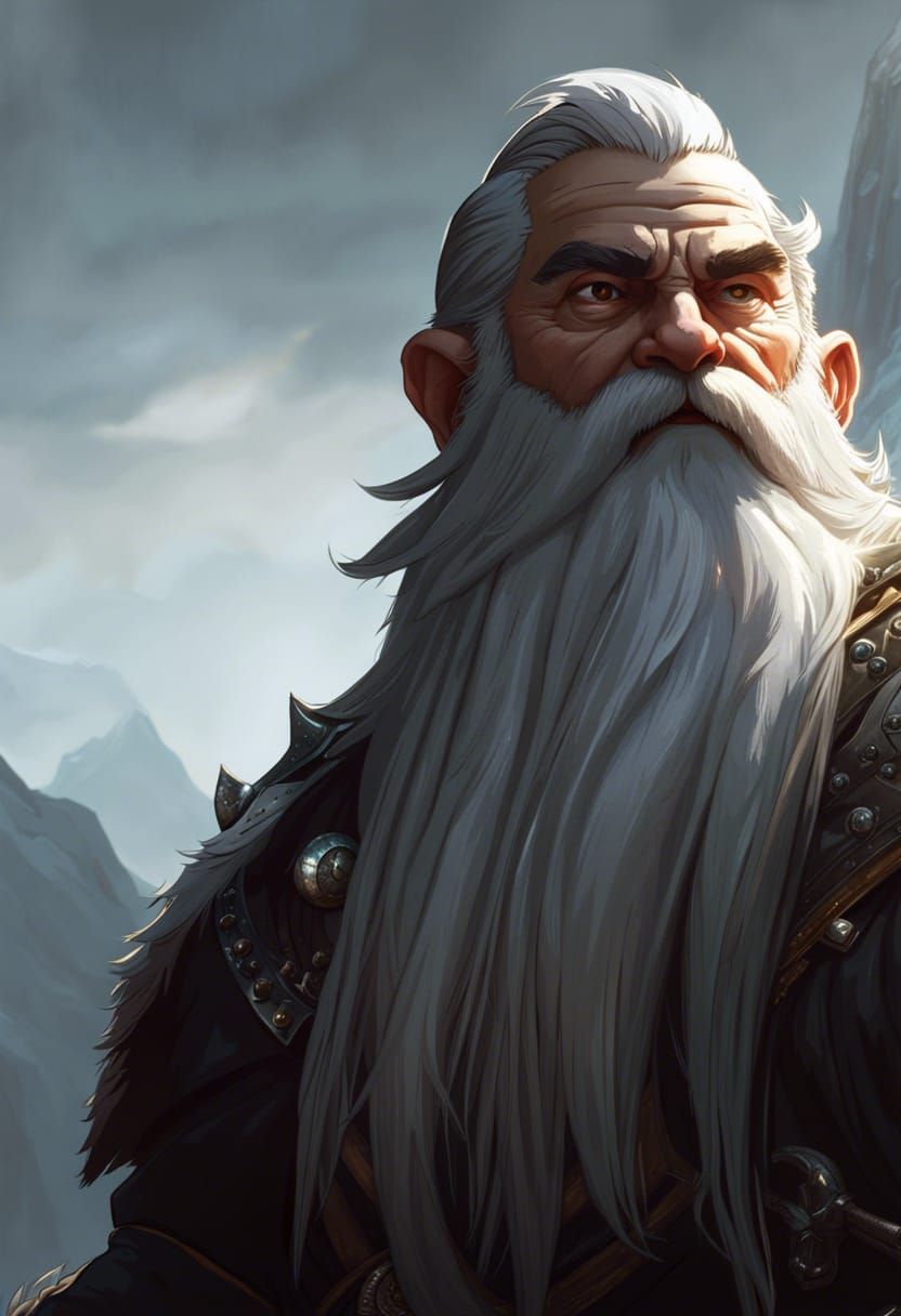 Classic Hill/Mountain Dwarf - AI Generated Artwork - NightCafe Creator