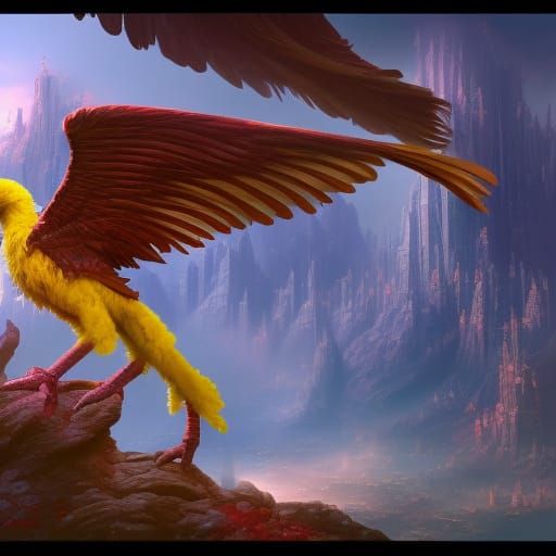 BIG big Bird - AI Generated Artwork - NightCafe Creator