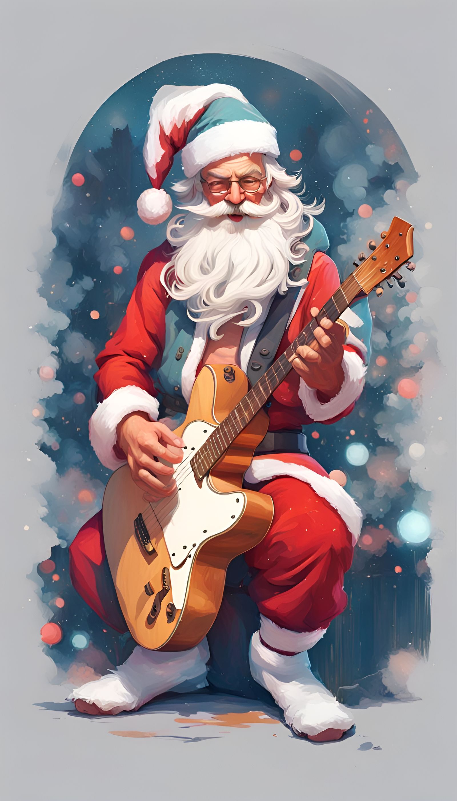 Santa's Side Gig - AI Generated Artwork - NightCafe Creator