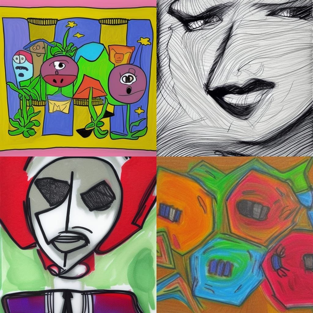 bad art - AI Generated Artwork - NightCafe Creator