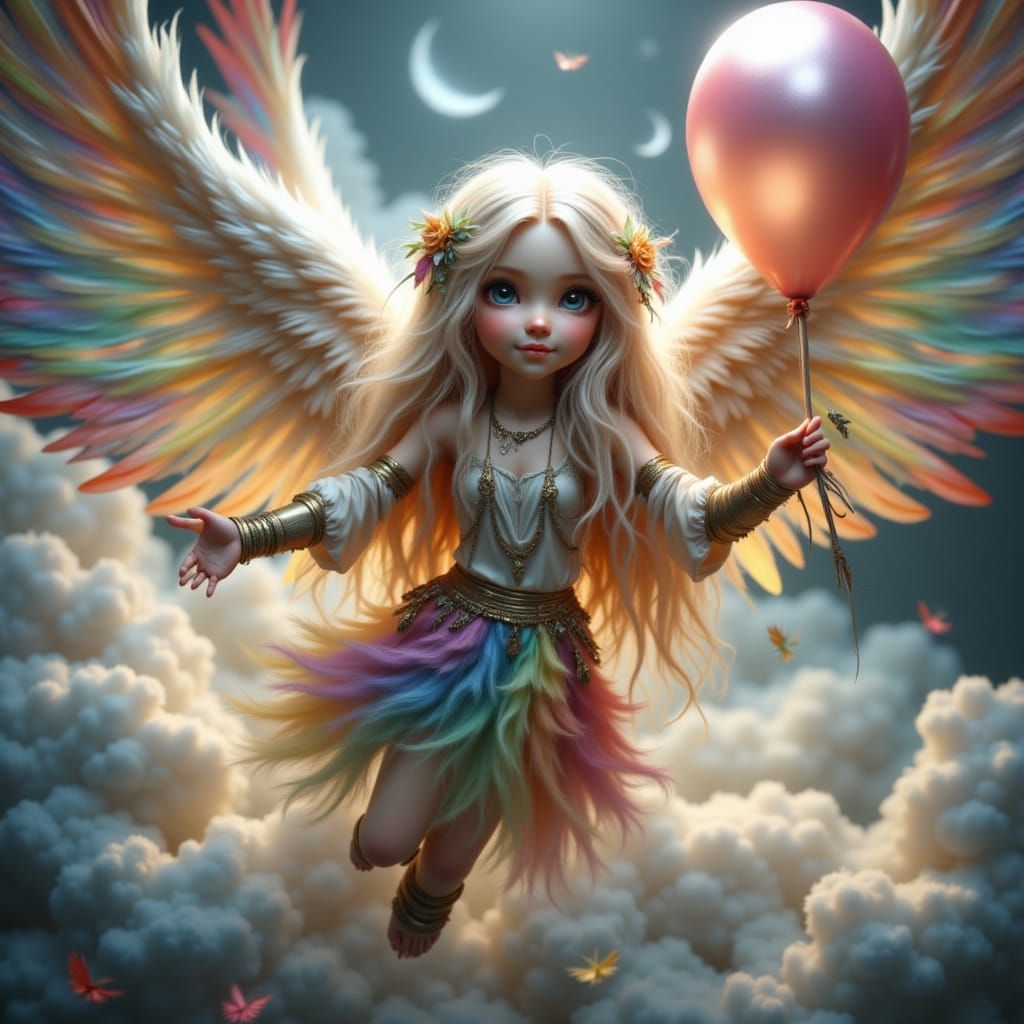 Inanna starting to glow again! - Dark Angel Ascends in Whims...