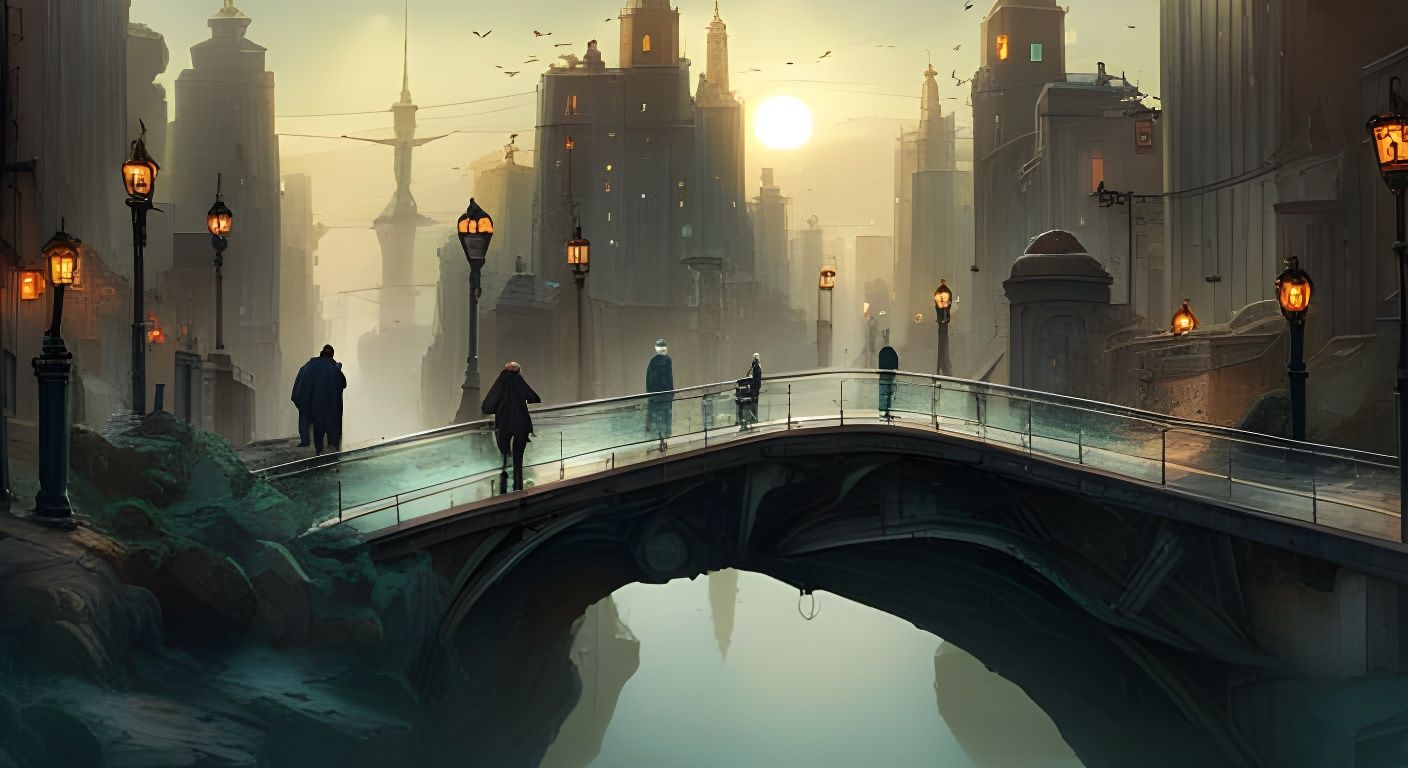 Glass Bridge - AI Generated Artwork - NightCafe Creator