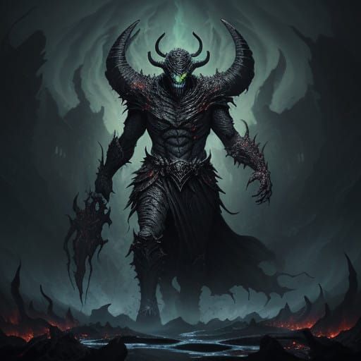 diablo soul hybrid - Dark Fantasy Hybrid Beast in Hellish La...