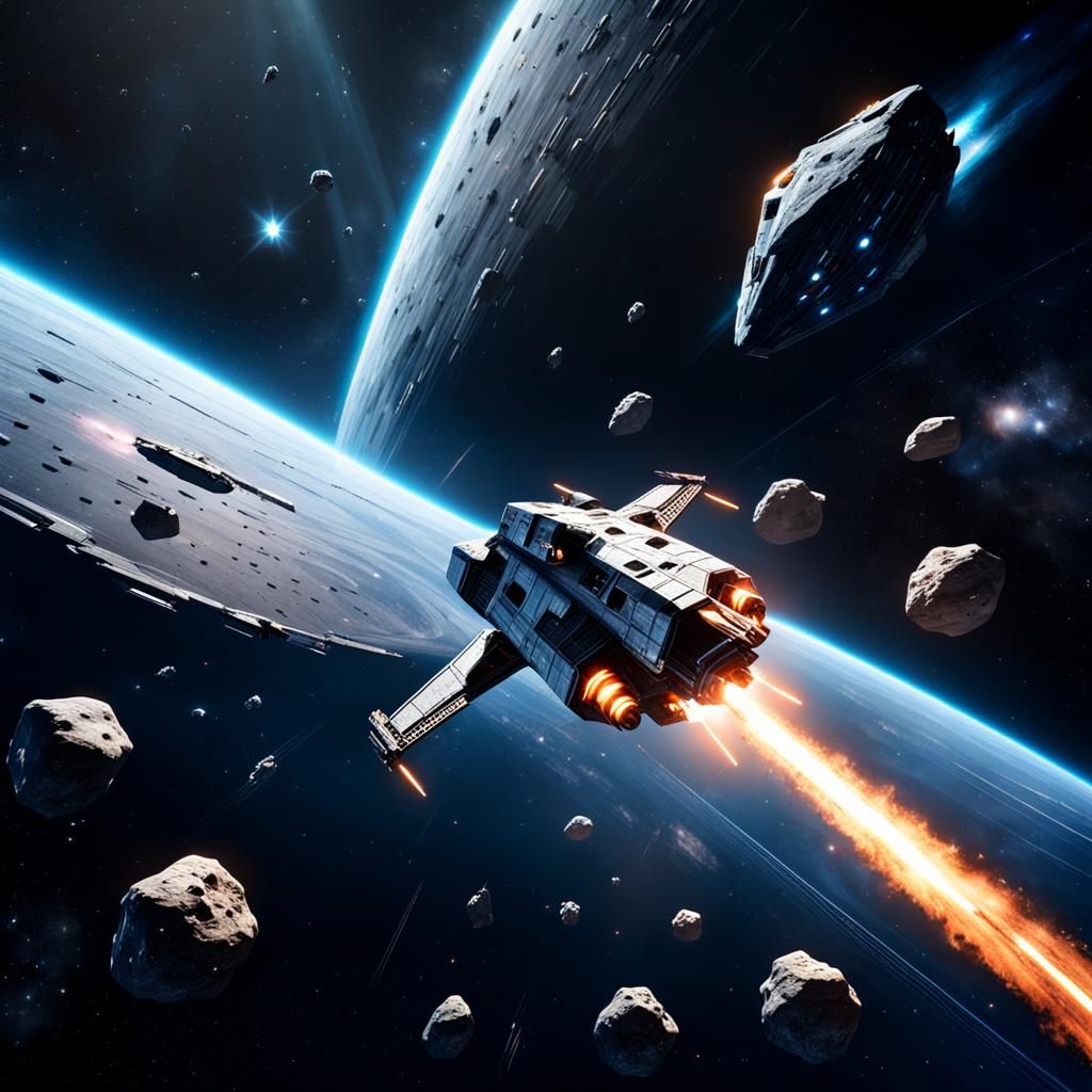Asteroids 31 - AI Generated Artwork - NightCafe Creator