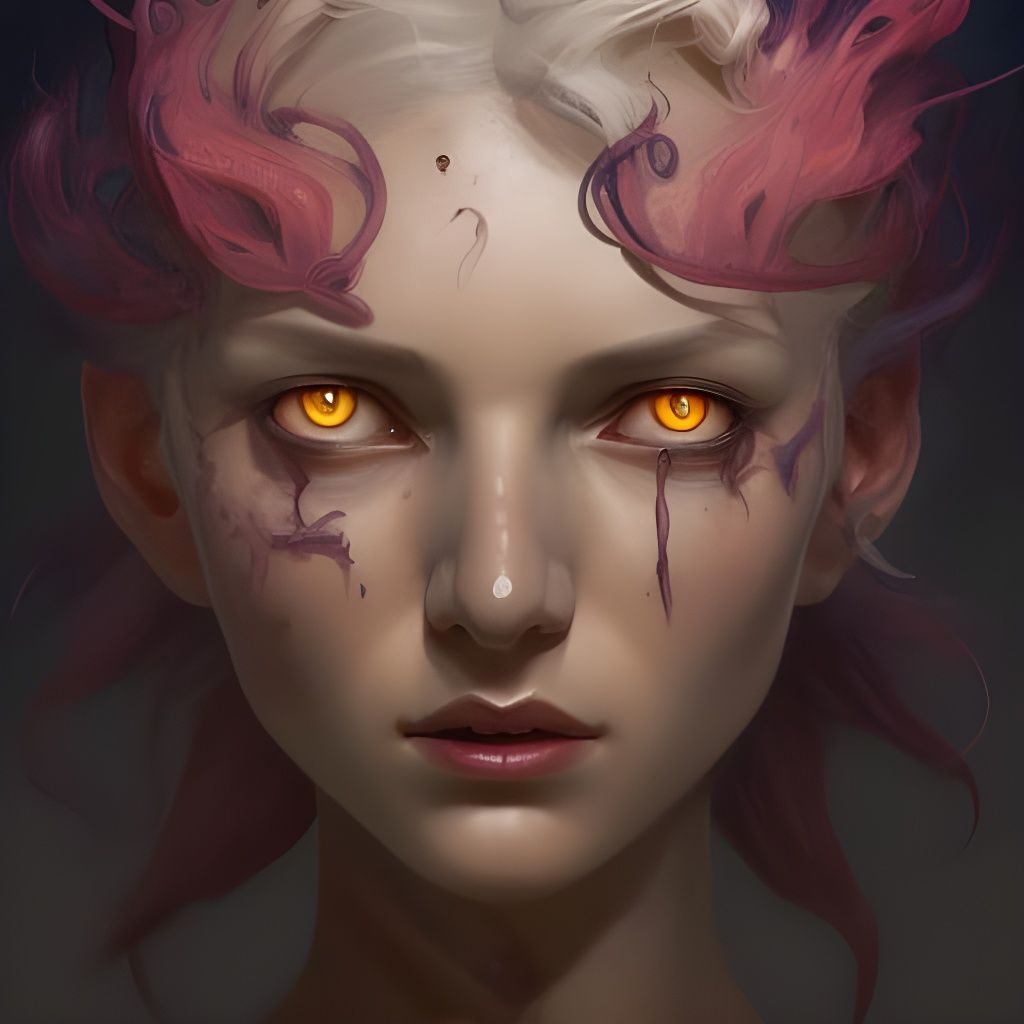 Demonic eldritch horror pixie - AI Generated Artwork - NightCafe Creator
