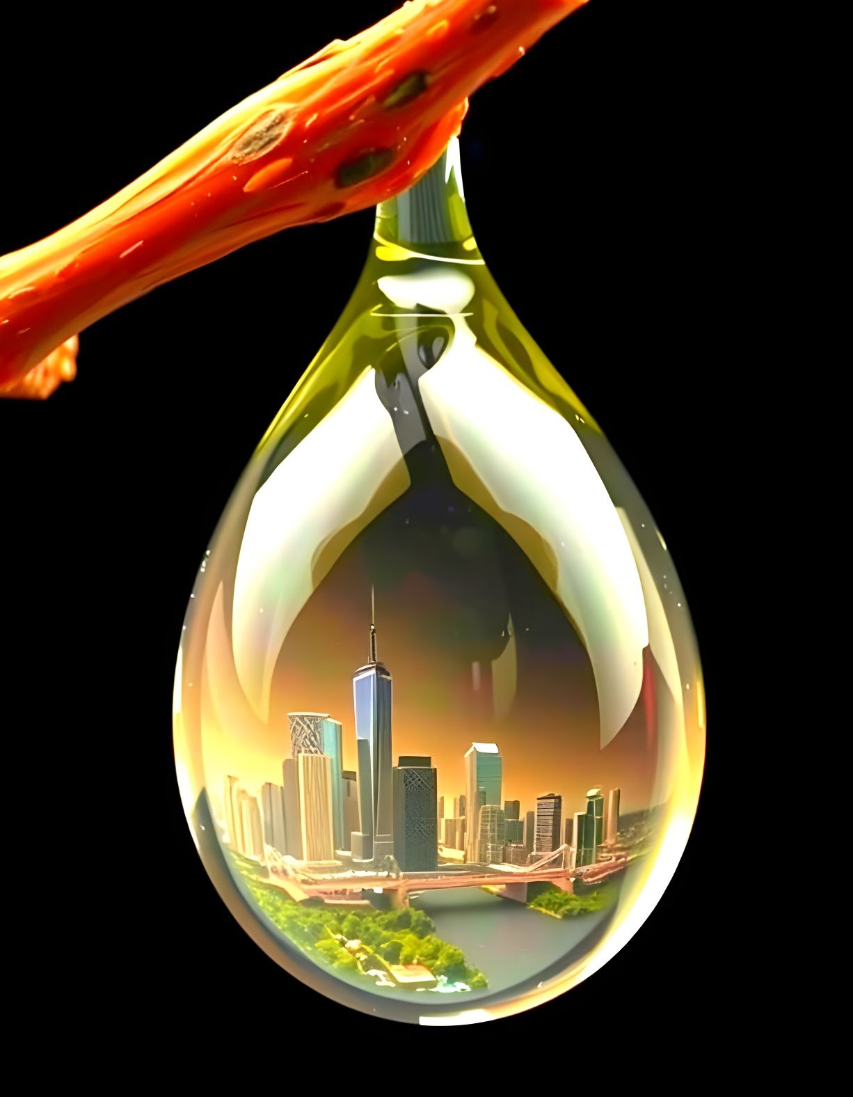 Sparkling Raindrop Reflection - Sparkling Raindrop Reflectio...