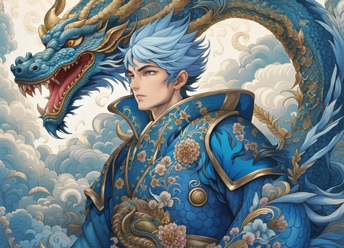 Blue Guardian - AI Generated Artwork - NightCafe Creator