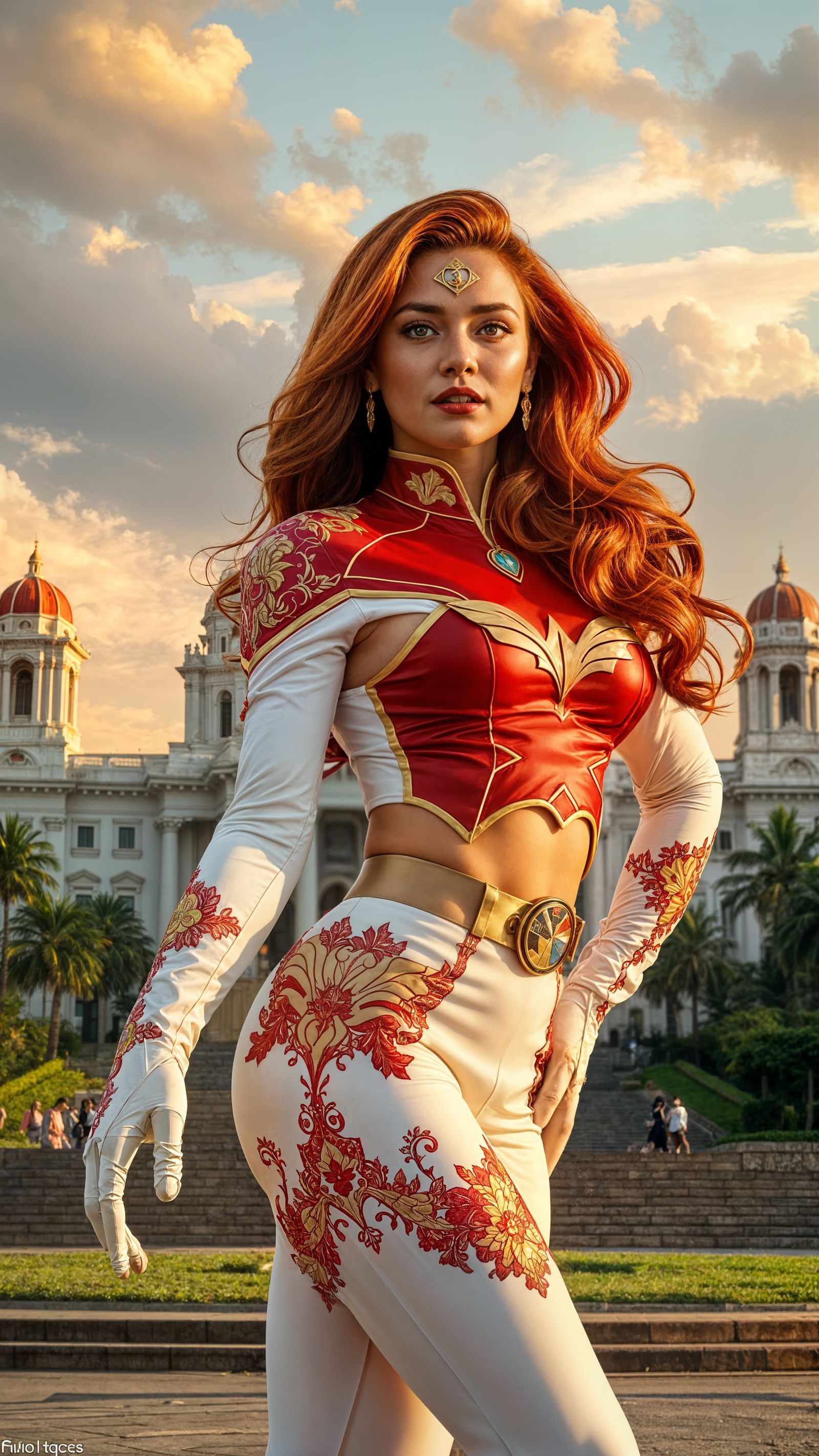 Inti Raymi, Peruvian Heroine - Peruvian Pin-Up Goddess in Ar...