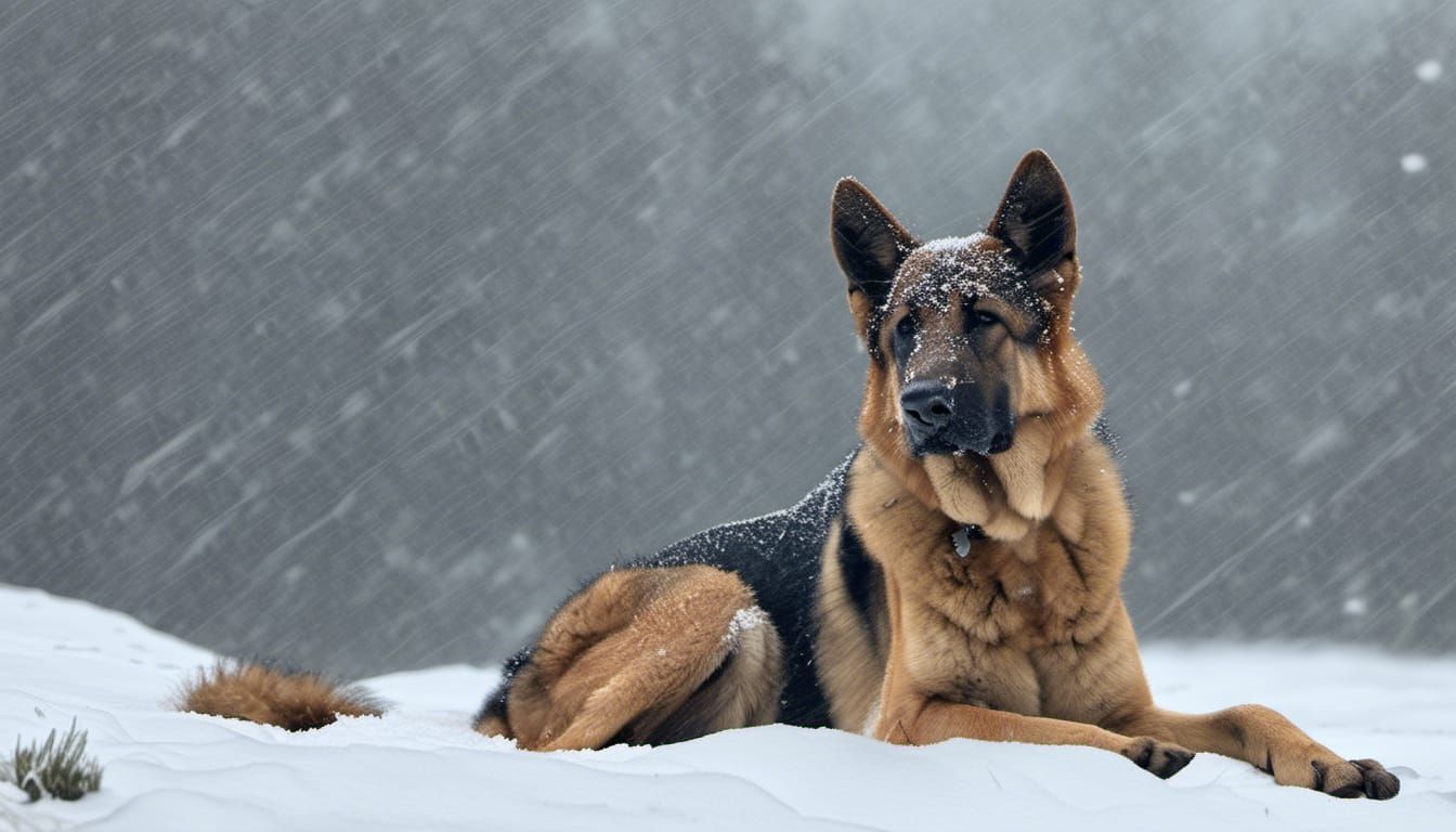 A photo of hyperrealistic In a snow storm - AI Generated Artwork ...