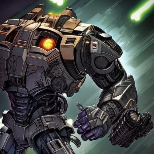 Master Chief on Cybertron - AI Generated Artwork - NightCafe Creator