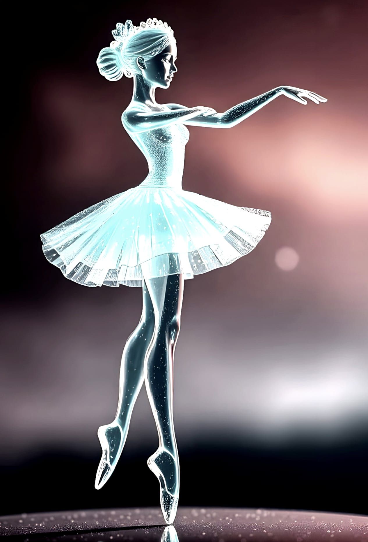 Crystal Ballerina Figurine - Crystal Ballerina Figurine
