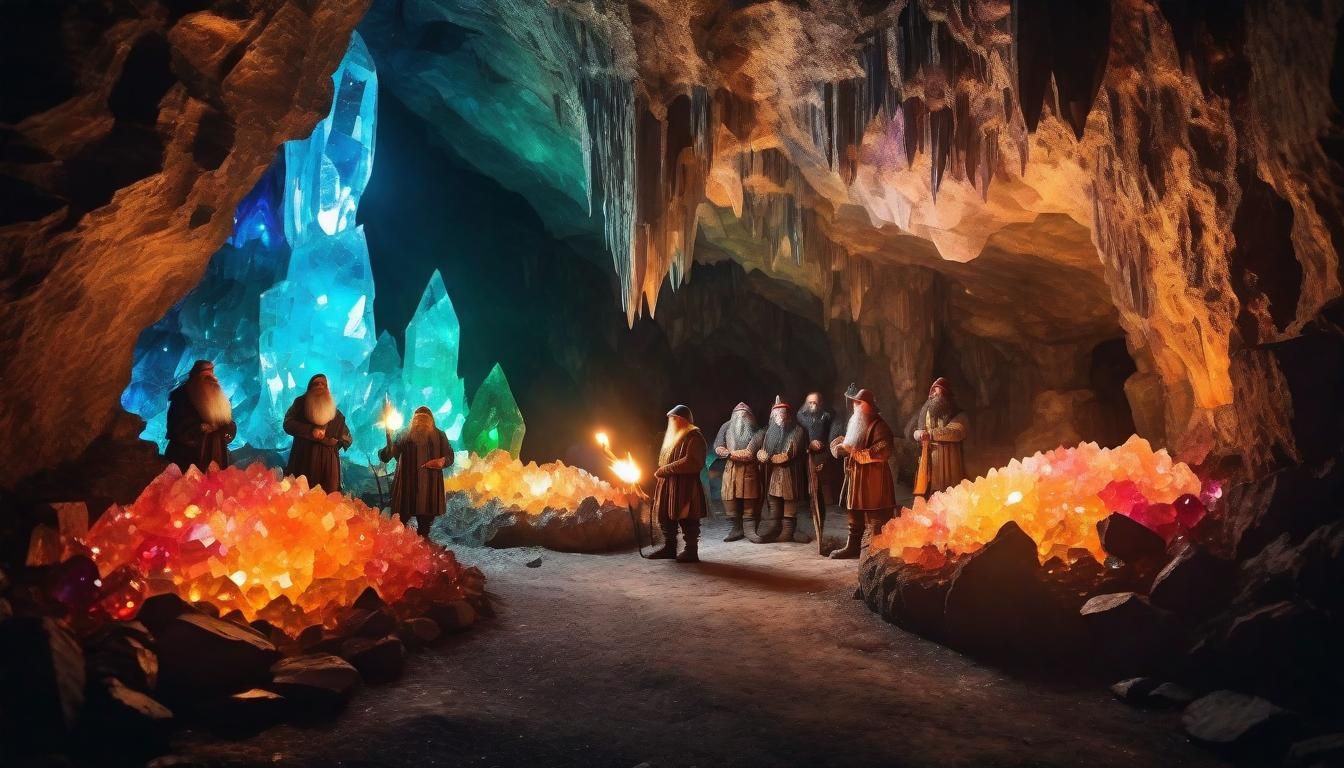 Dwarves of the Gem Mines - AI Generated Artwork - NightCafe Creator