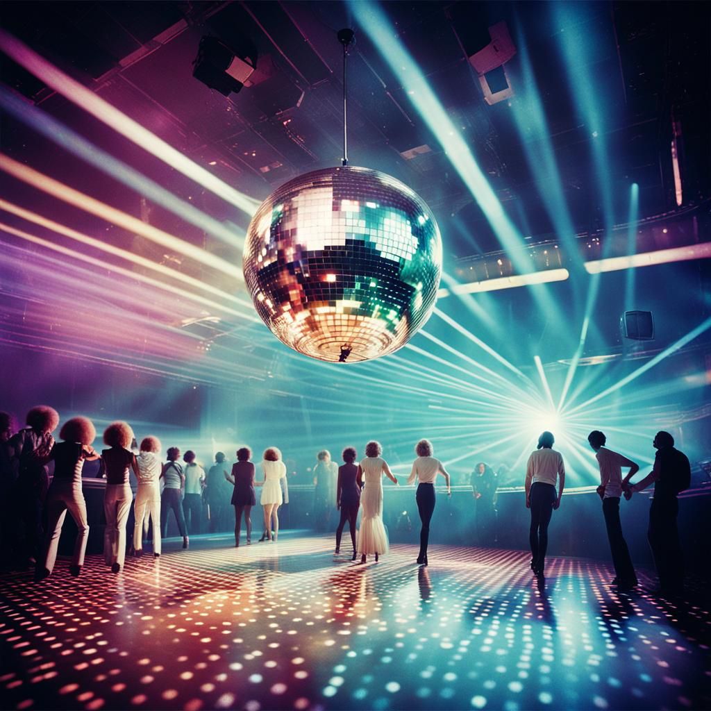 Discothèque - Disco Era Nightclub Captured in Cinematic, Vin...