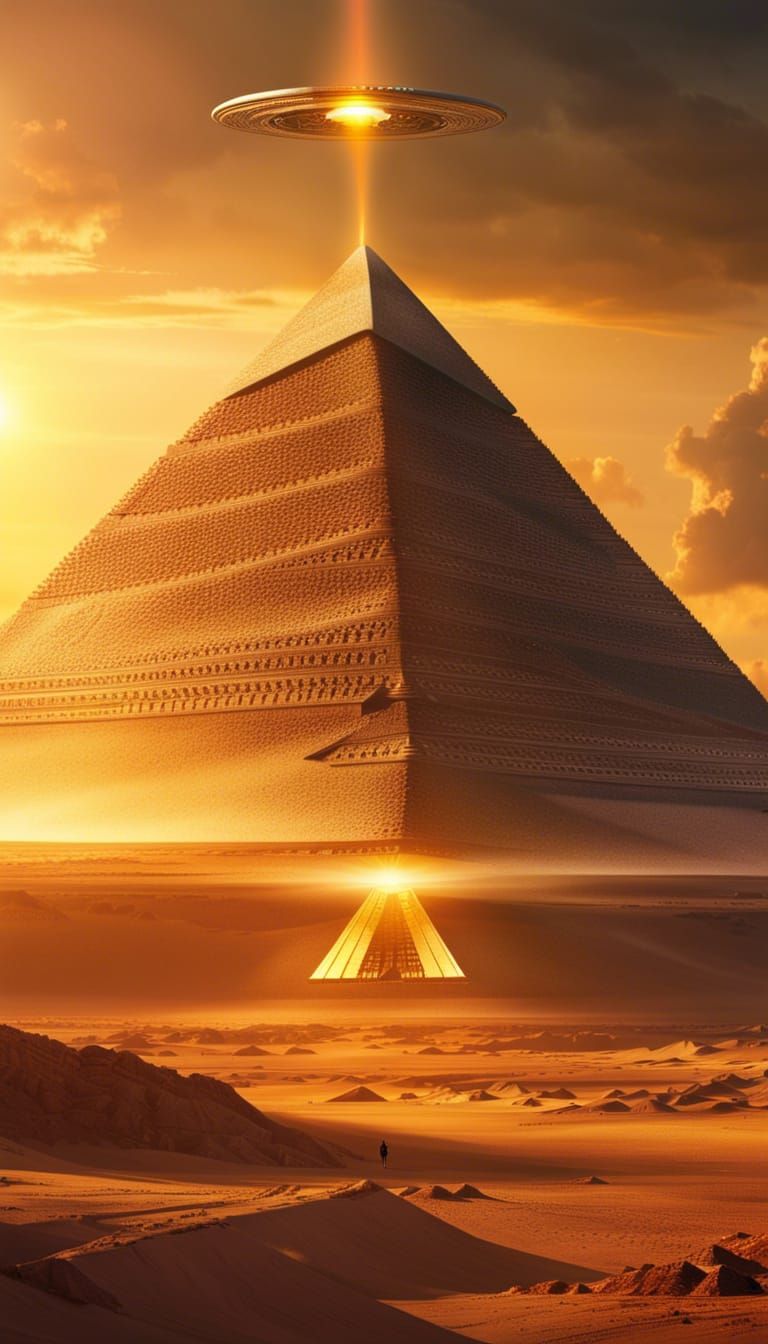 Pyramid 1 - AI Generated Artwork - NightCafe Creator