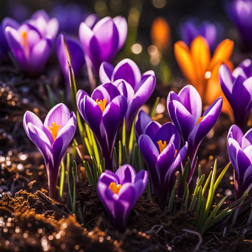 First glimpse of spring - AI Generated Artwork - NightCafe Creator