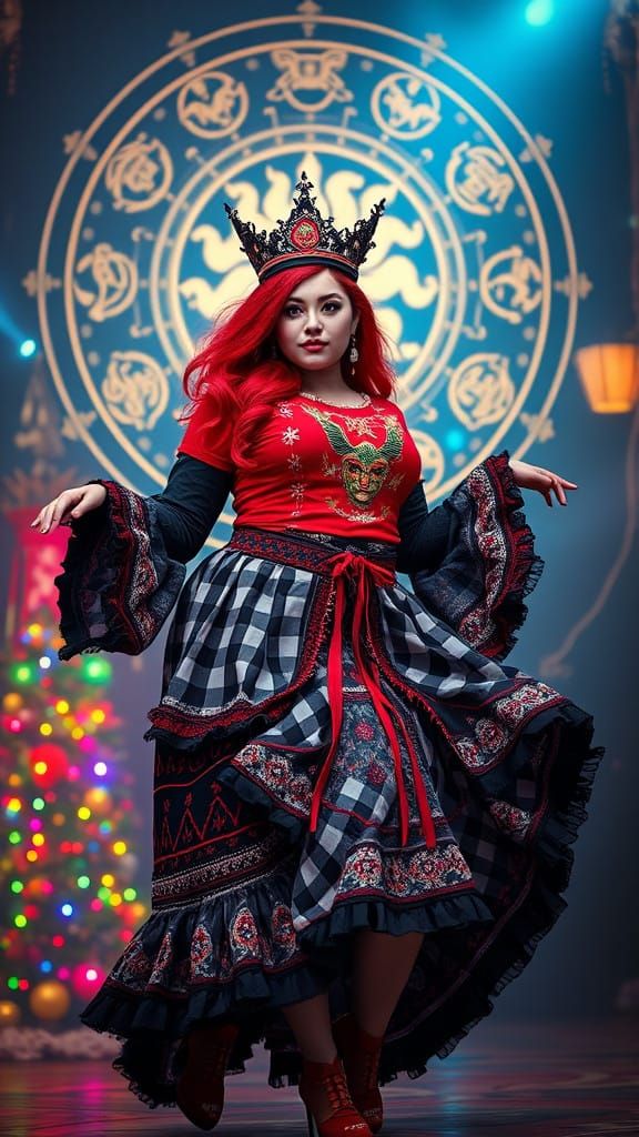 Holiday Queen - Fantastical Zodiac Queen in Vibrant Holiday ...