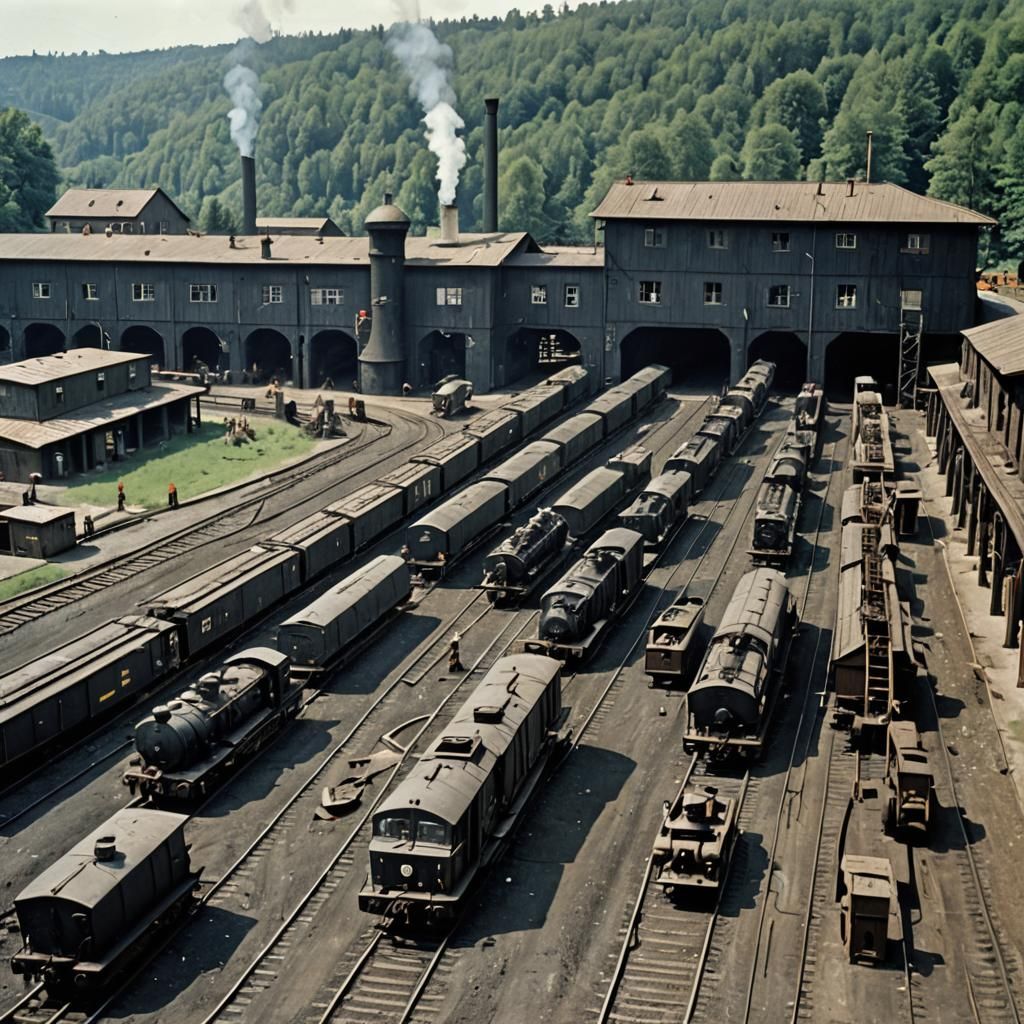 Trains - AI Generated Artwork - NightCafe Creator