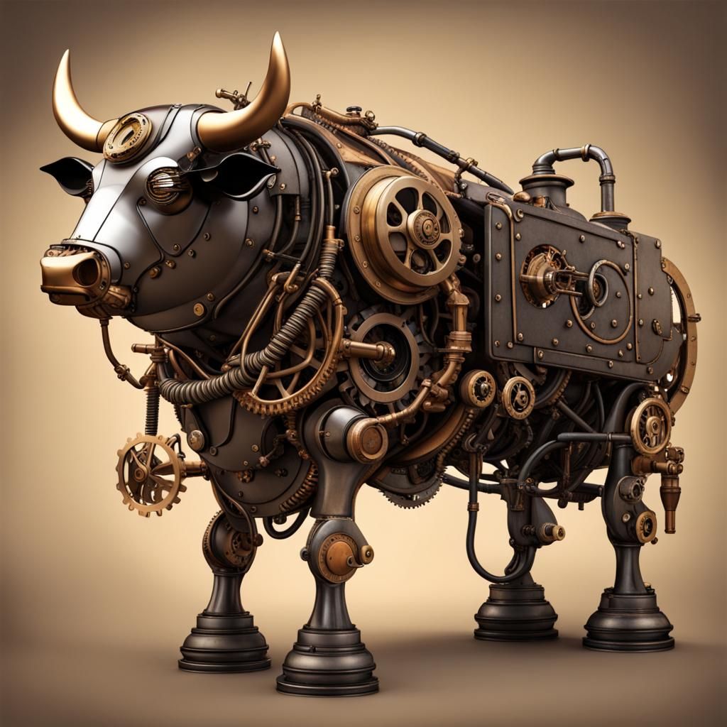 Bull - AI Generated Artwork - NightCafe Creator