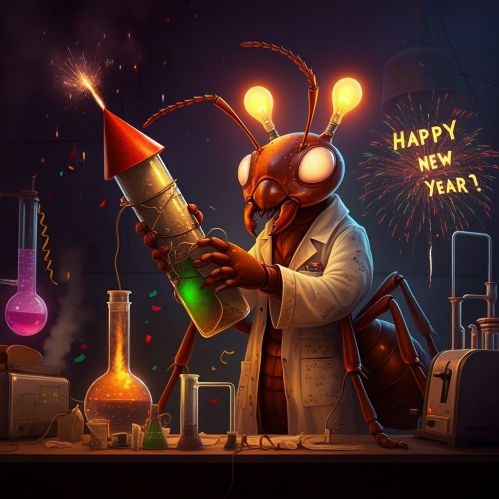 A humanoid ant mad scientist - Humanoid Ant Mad Scientist P...