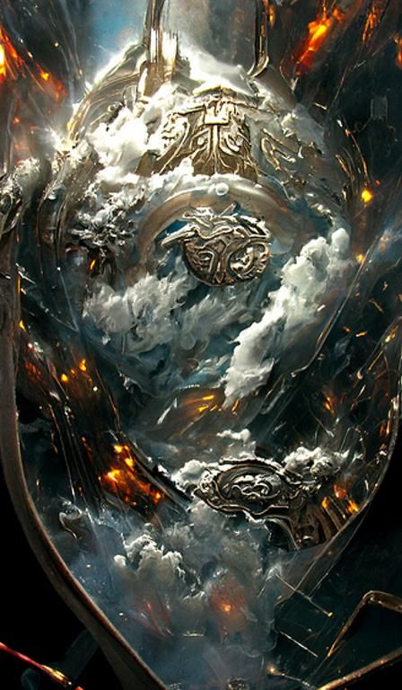 Aegis Shield (Shield of Zeus) - AI Generated Artwork - NightCafe Creator