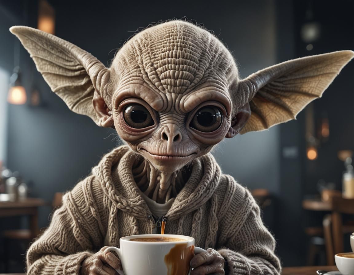 enjoying a nice espresso in the morning - AI Generated Artwork ...