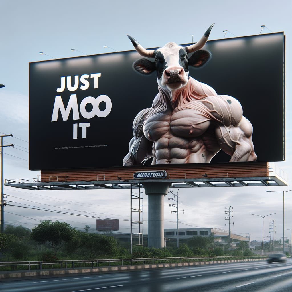 Just Moo It - AI Generated Artwork - NightCafe Creator