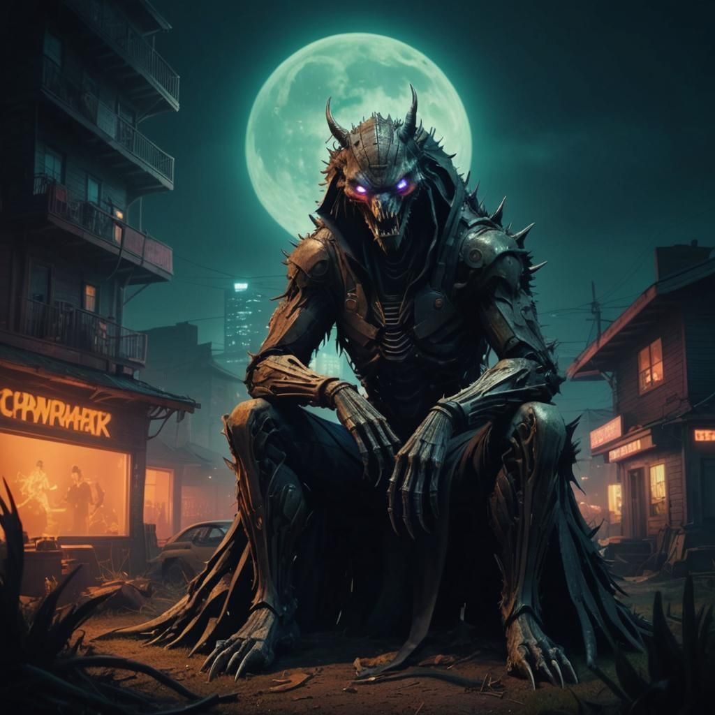 Monster Of The Future - AI Generated Artwork - NightCafe Creator