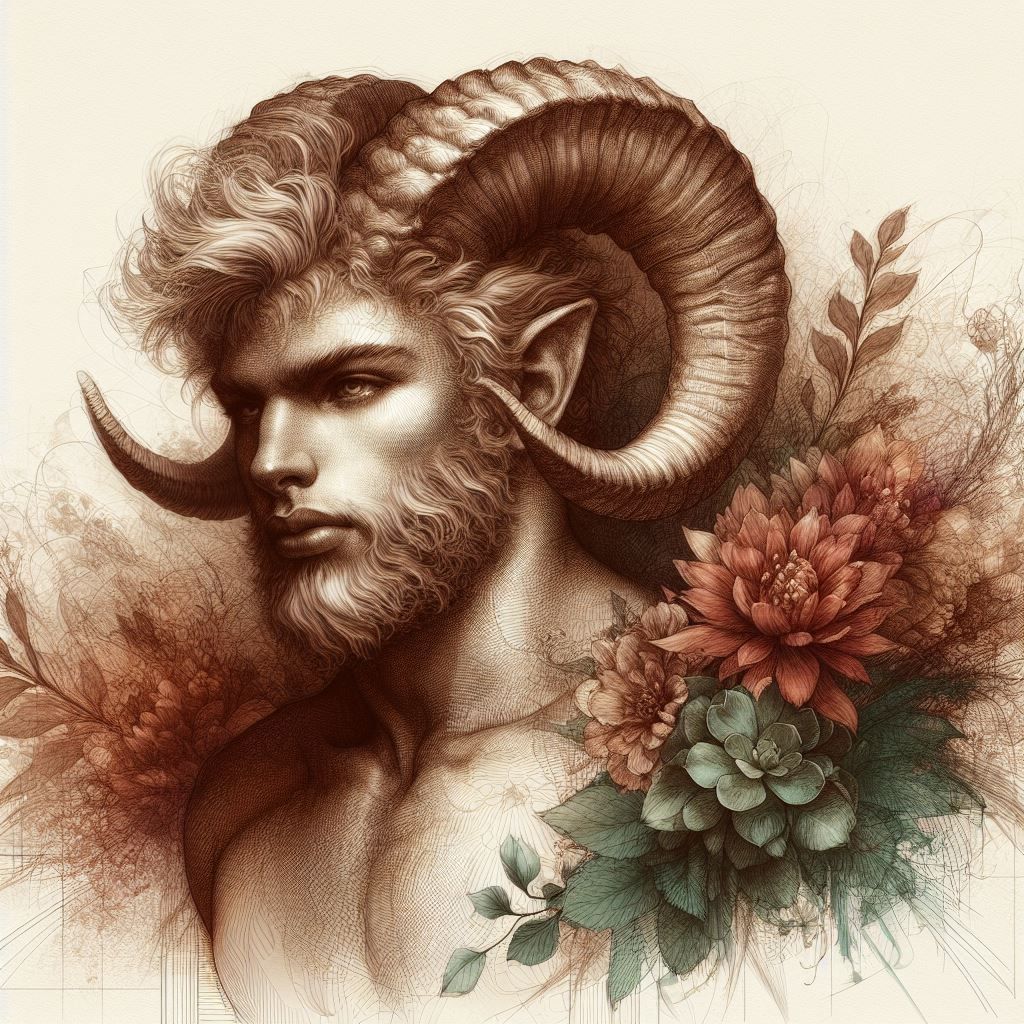 D3 Satyr Ram - AI Generated Artwork - NightCafe Creator
