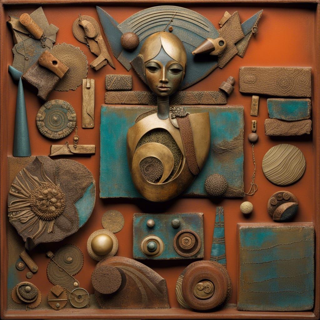 Assemblage, V - AI Generated Artwork - NightCafe Creator