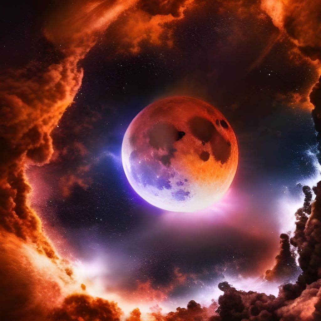 Moon - AI Generated Artwork - NightCafe Creator