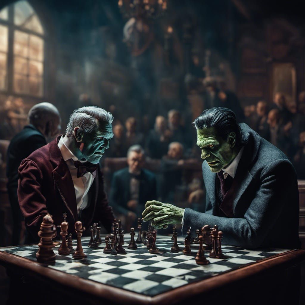 Monster Chess #2 - AI Generated Artwork - NightCafe Creator